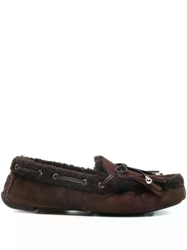 JIMMY CHOO Suede Loafers