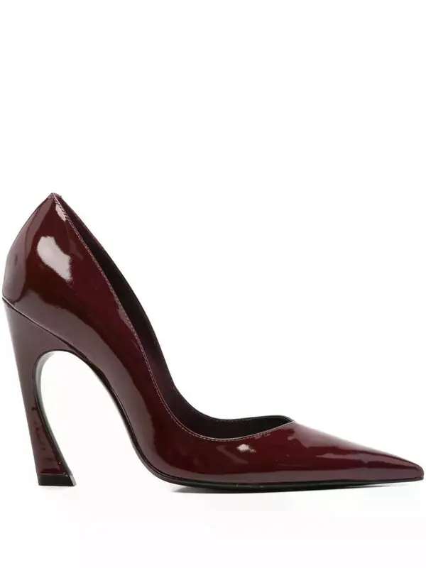 Schutz Pointed Leather Pumps