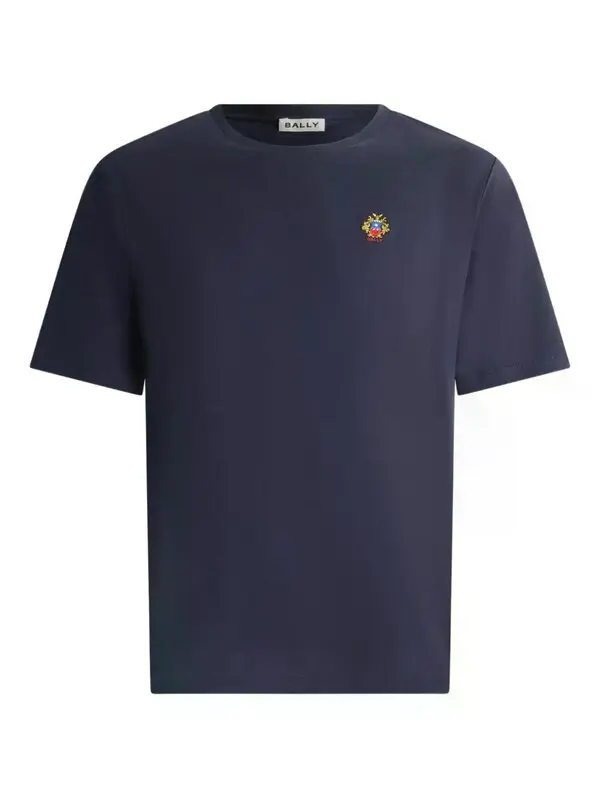 Bally Crest-embroidered T-shirt