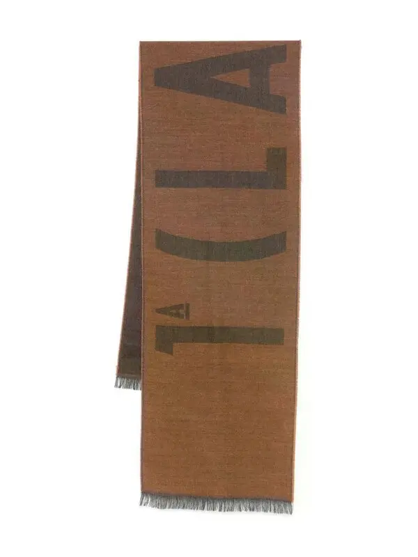 ALVIERO MARTINI 1° CLASSE Fringed-trim Scarf