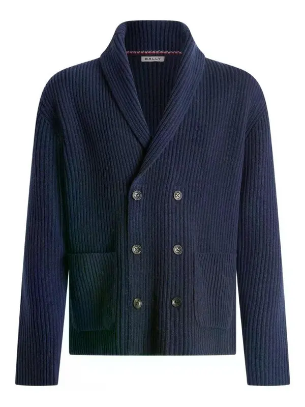 Bally Ribbed Double-breasted Cardigan
