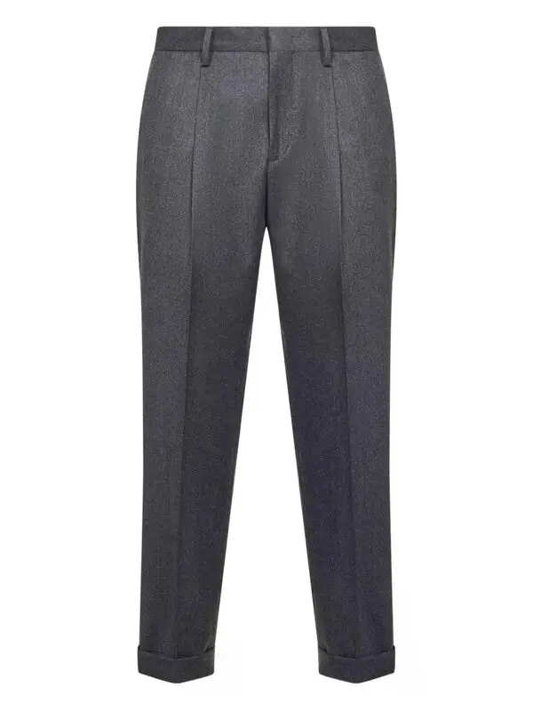D4.0 Tiberio Pleat Turn-up Trousers