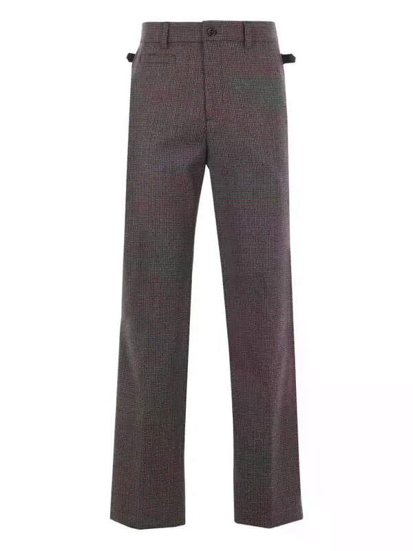 NAMACHEKO Attila Houndstooth-pattern Trousers