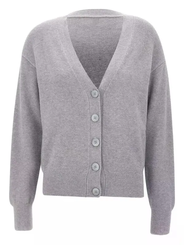 KAOS Button Ribbed Cardigan