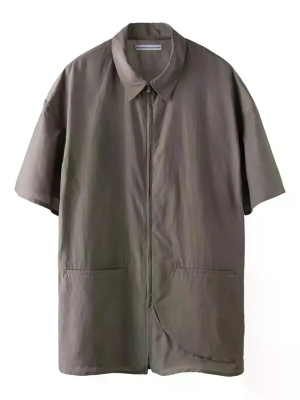 POST ARCHIVE FACTION Silk Blend Shirt