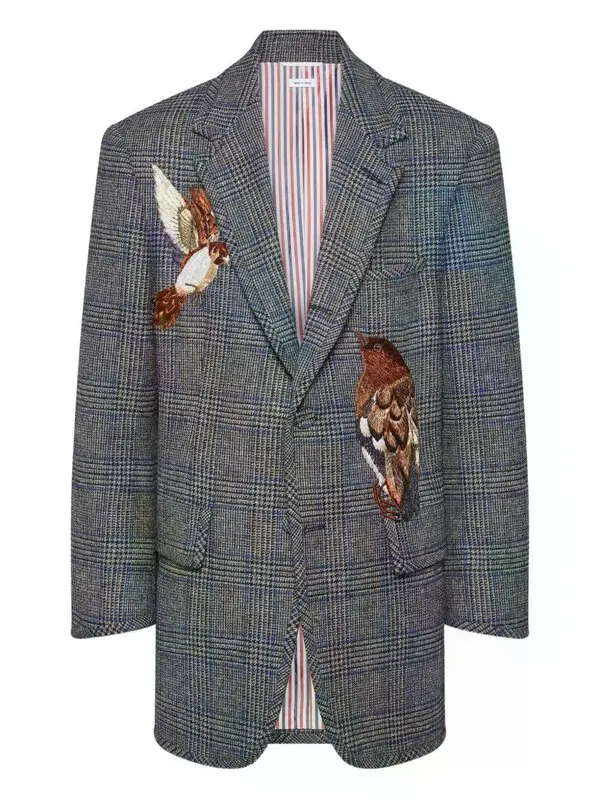 Thom Browne Prince Of Wales Check Blazer