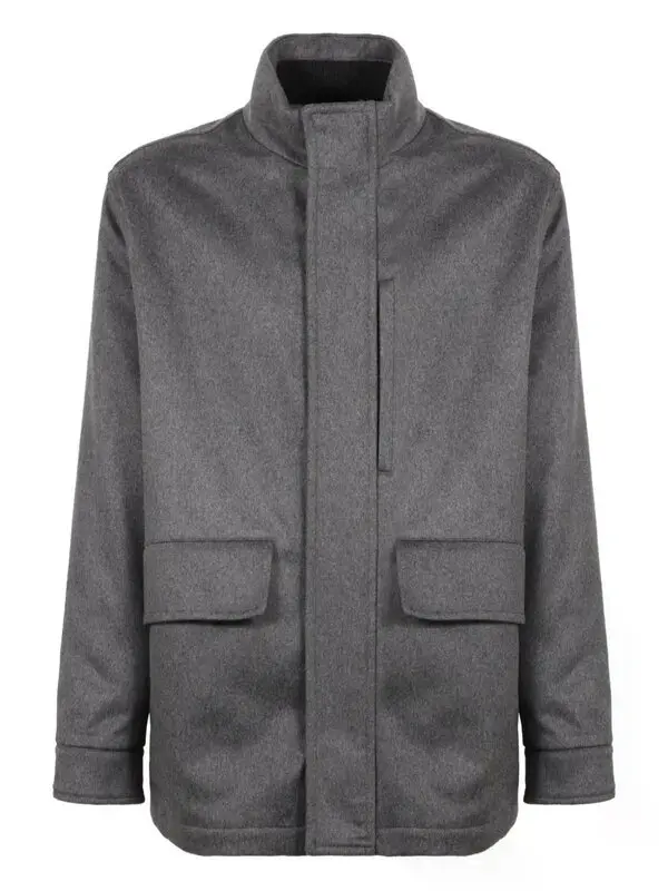 SLOWEAR Buttoned Flap Pocket Coat