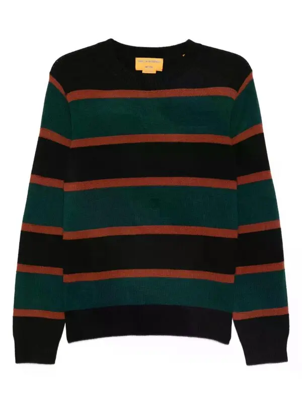 Guest In Residence Striped Crew-neck Sweater