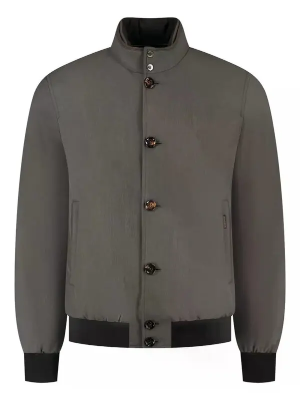 MOORER Janos-pum Ribbed-cuff Bomber Jacket