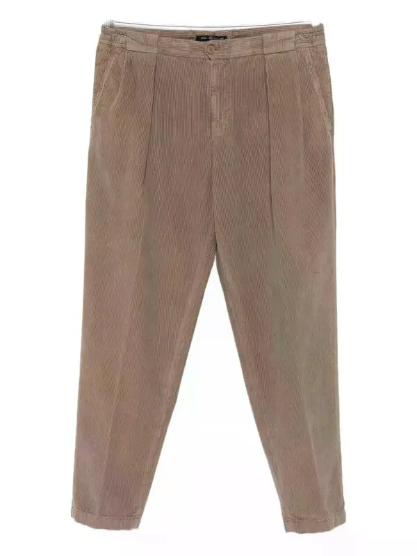 BRIGLIA 1949 Corduroy Cropped Trousers