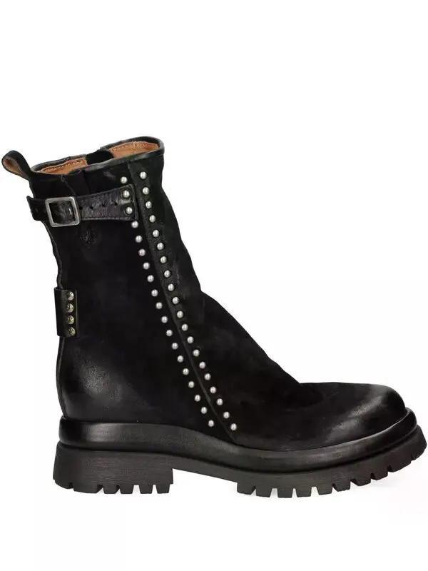 A.S.98 Studded Buckled Boot