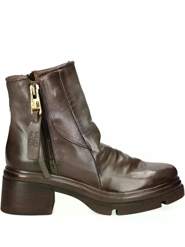 A.S.98 Zip Leather Boot