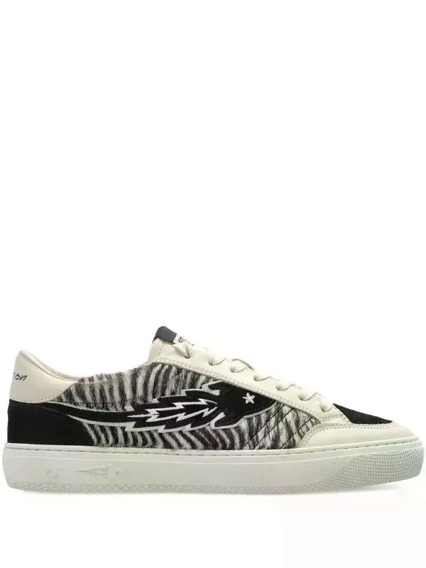 ENTERPRISE JAPAN Zebra-print Panelled Sneakers