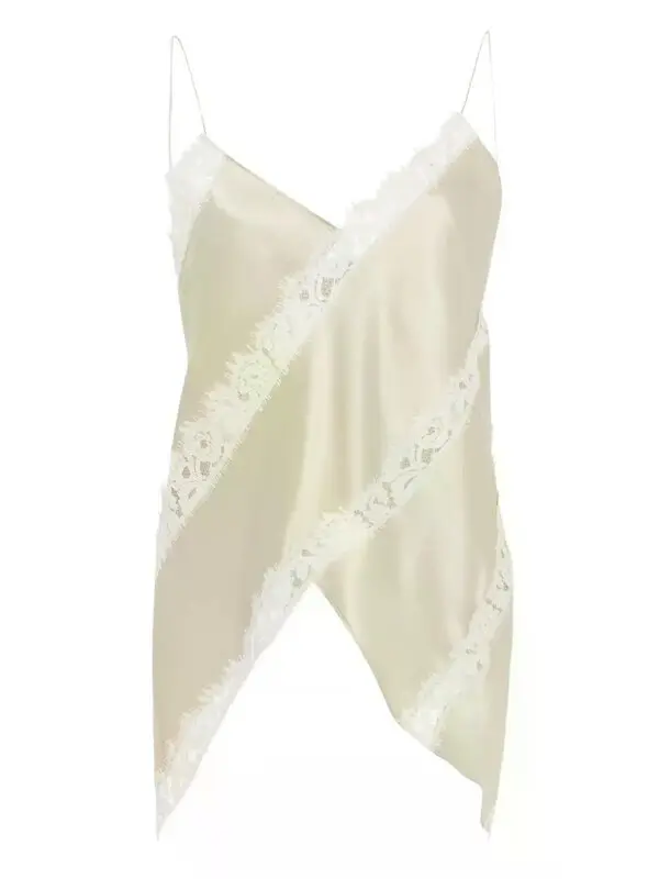 Rosetta Getty Lace-panel Blouse
