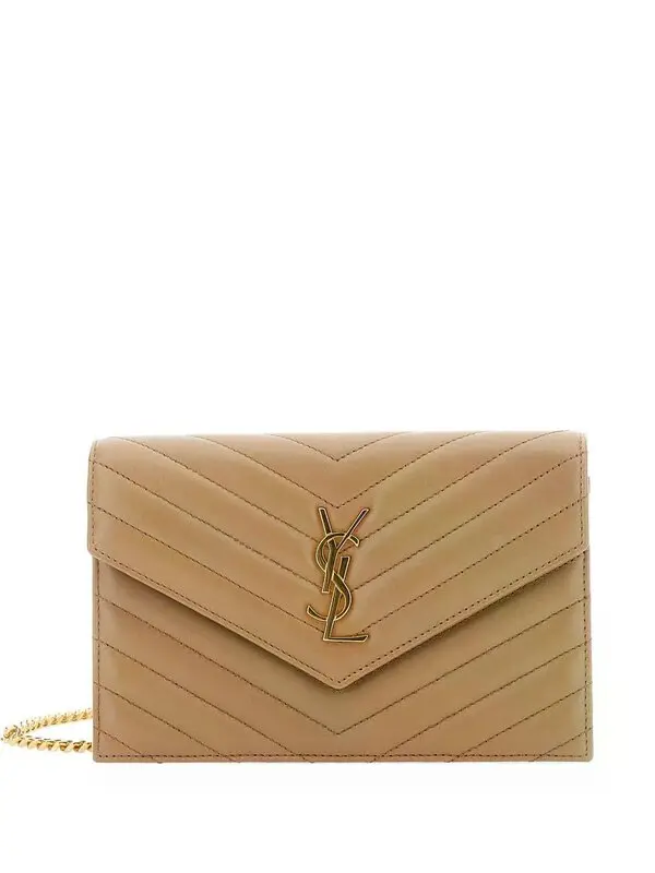 Saint Laurent Cassandre-plaque Quilted Cross Body Bag