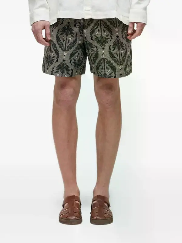 OSKLEN Patterned-jacquard Shorts