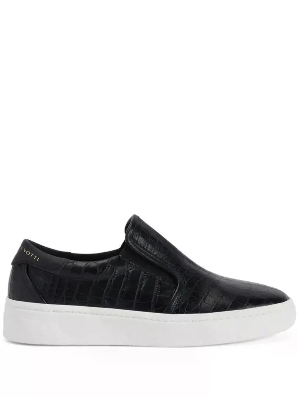 GIUSEPPE ZANOTTI Gz94 Crocodile-embossed Sneakers