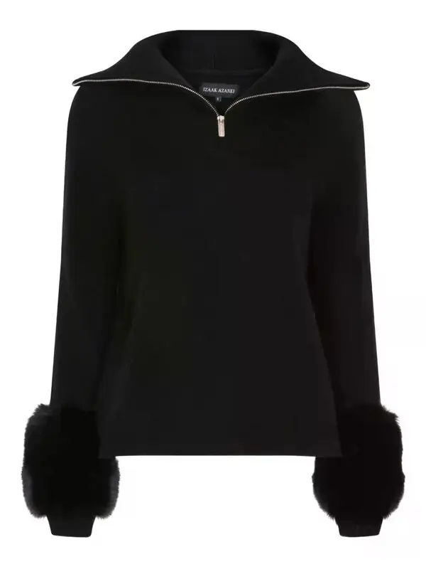 IZAAK AZANEI Zip-up Sweater