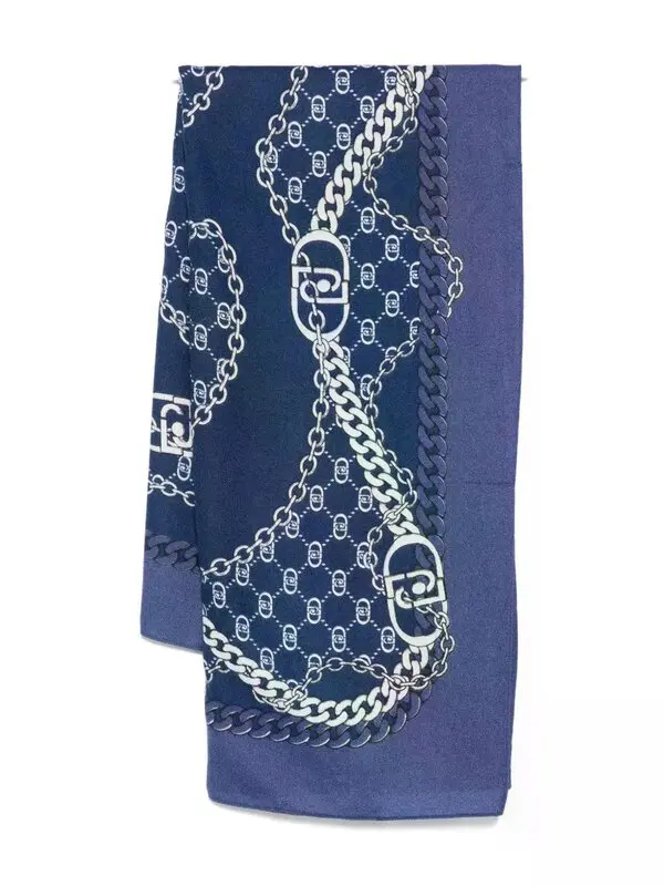 Liu Jo Chain-print Scarf