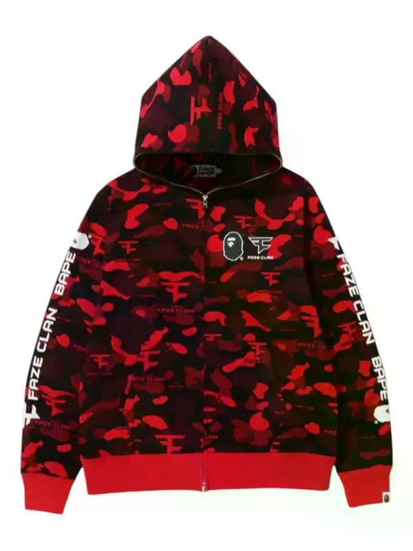 A BATHING APE® Camo Zip Hoodie