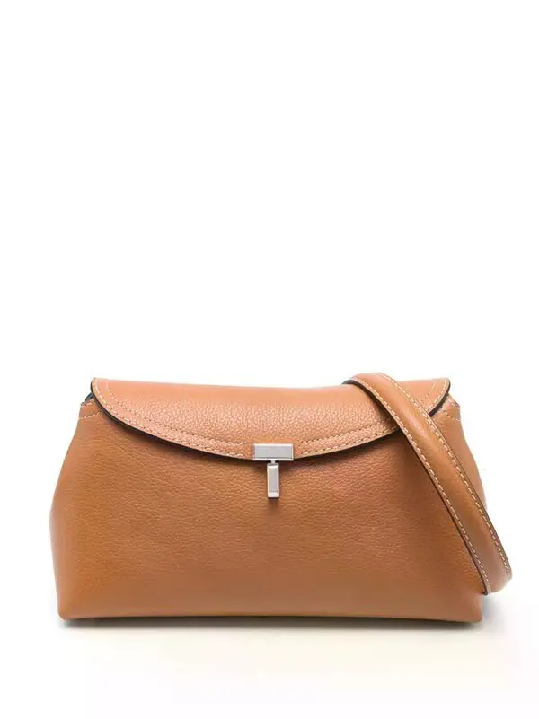 TOTÊME T-lock Leather Clutch Bag