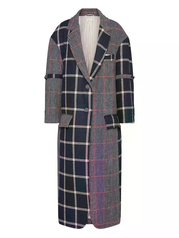Thom Browne Prince Of Wales Check Coat