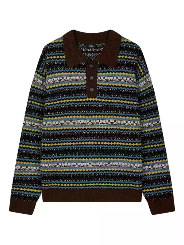 STUDIO TOMBOY Button-fastening Sweater