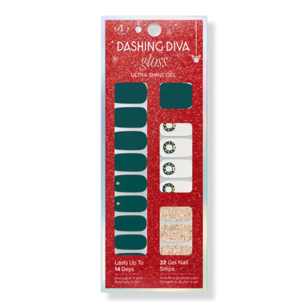 DASHING DIVA Gloss Ultra Shine Gel Nail Strips, Cottage Charm