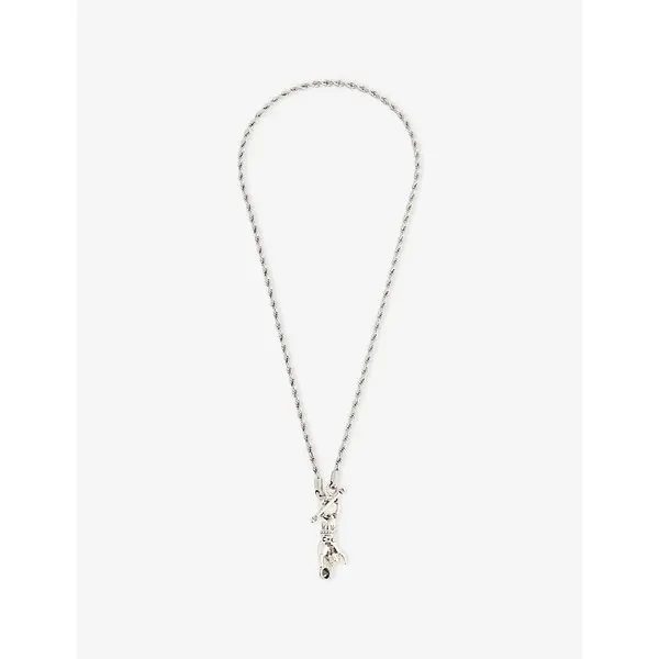 CLOCKS AND COLOURS Reverie Sterling-silver And Black Onyx Pendant Necklace
