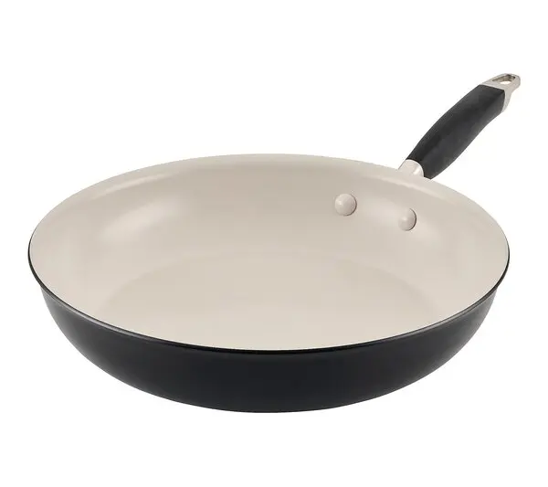 ANOLON Advanced Ceramic Nonstick Frying Pan, 1 2 Inch, Black