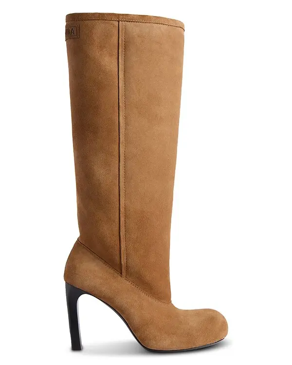 Balenciaga Fargo Leather Boots - Camel