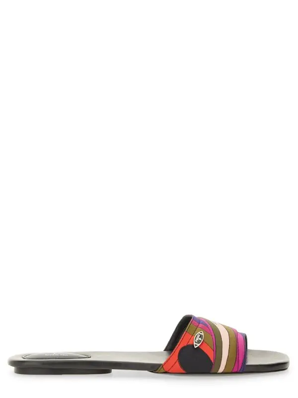 Emilio Pucci Iris Print Sandal
