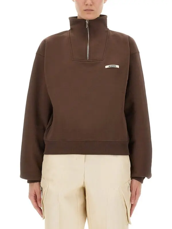 Jacquemus Grosgrain Sweatshirt With Turtleneck