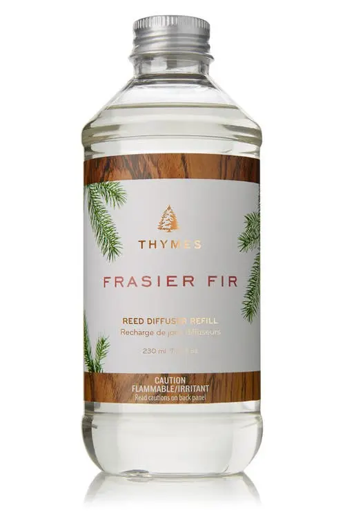THYMES Frasier Fir Reed Diffuser Oil Refill - Clear