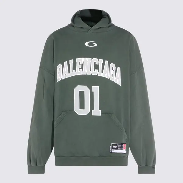 Balenciaga Cotton Sweatshirt - Green