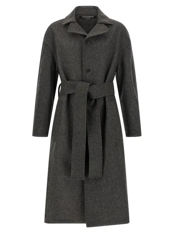 Jacquemus Le Manteau Città Compact Wool Coat