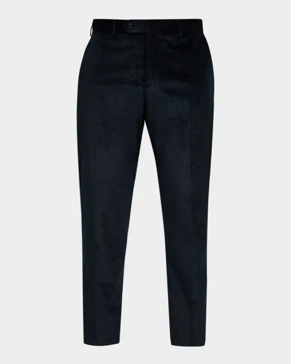 Zanella Parker Stretch Corduroy Trousers - Navy