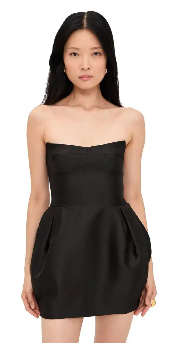 amanda uprichard black mini dress Amanda Uprichard Women's Bowery Dress - Black main image 0