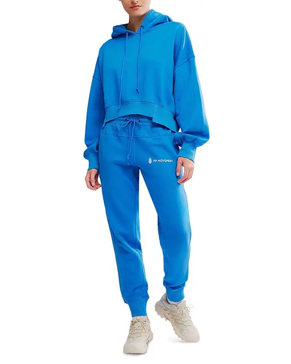 Free People Undefeated Hoodie & Jogger Pants Set - Light Cobalt