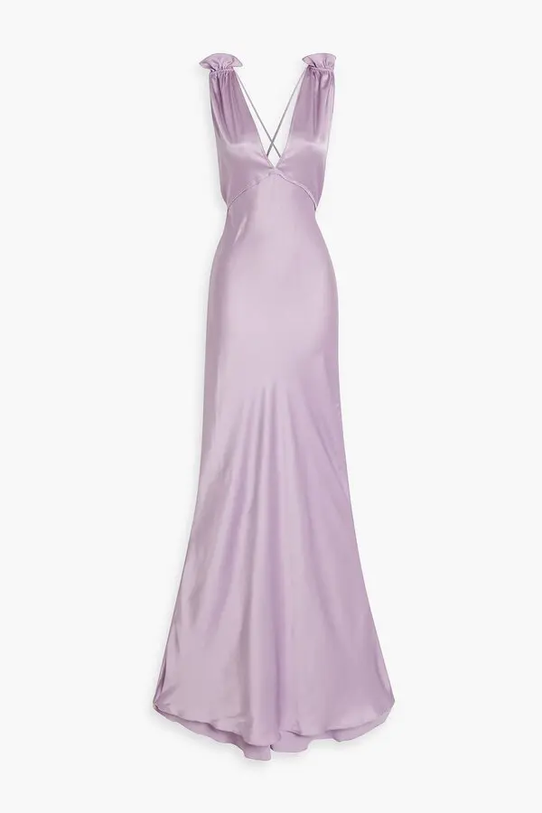 Victoria Beckham Satin-crepe Gown