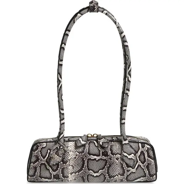 Alaïa Small Le Teckel Snakeskin Shoulder Bag