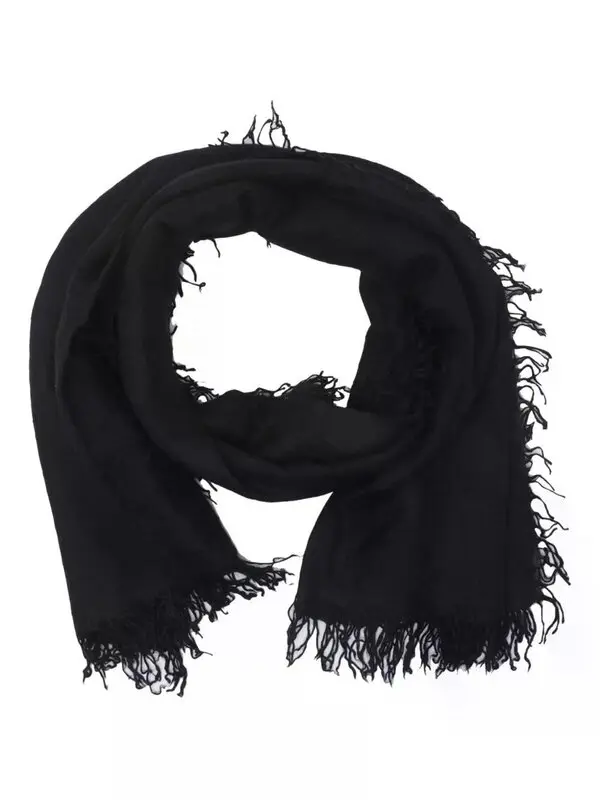 Faliero Sarti Fringed Logo Scarf