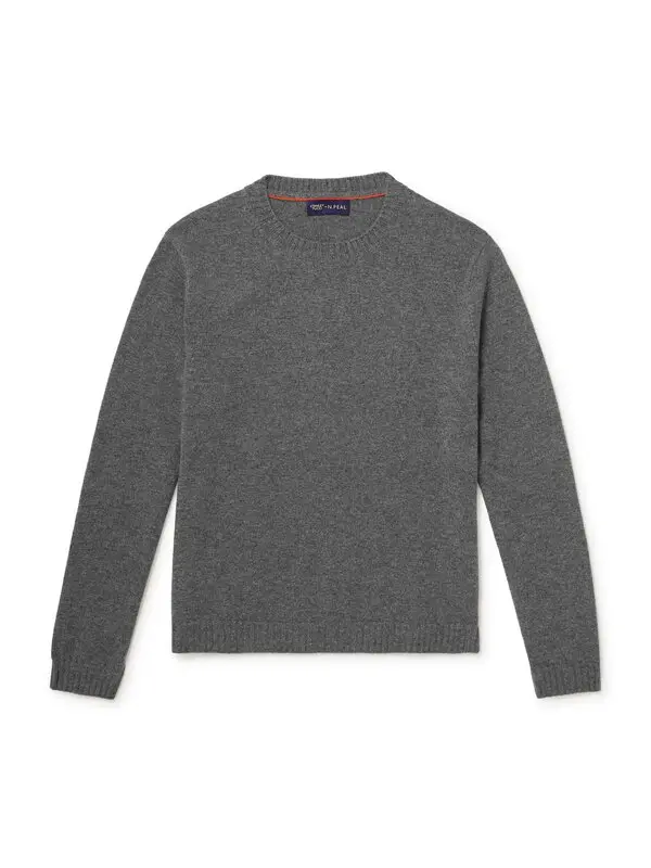 N.peal Stanley Tucci Organic Cashmere Sweater - Gray