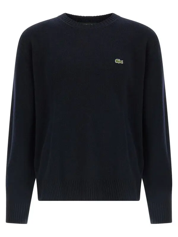 Lacoste Logo Patch Wool Sweater