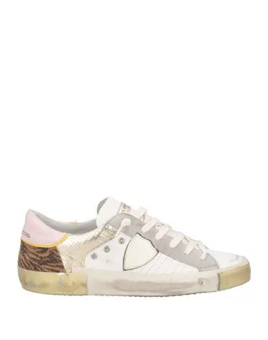 Philippe Model Low-top Leather Sneakers - White