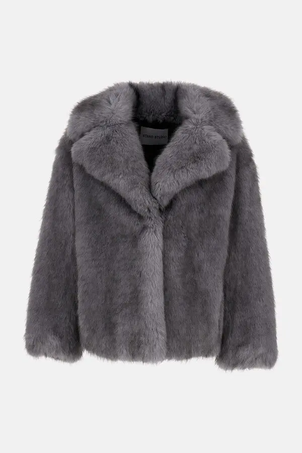 STAND STUDIO Valentina Fur Jacket