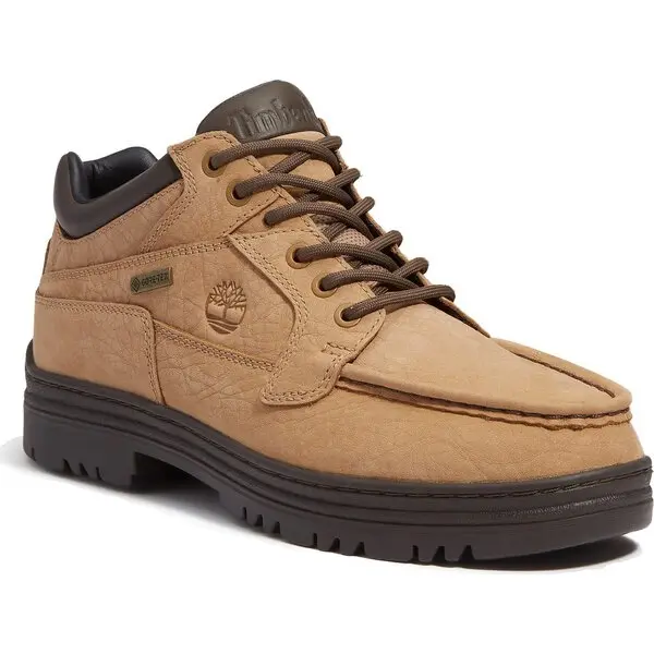 Timberland Mid Lace-up Moc Toe Gore-tex® Shoe - Medium Beige Nubuck/dark Brow