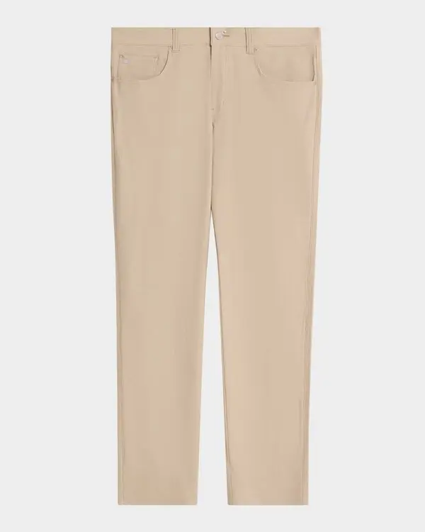 Peter Millar Performance Flannel Pants - Khaki