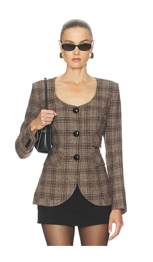 Smythe Portrait Neck Blazer
