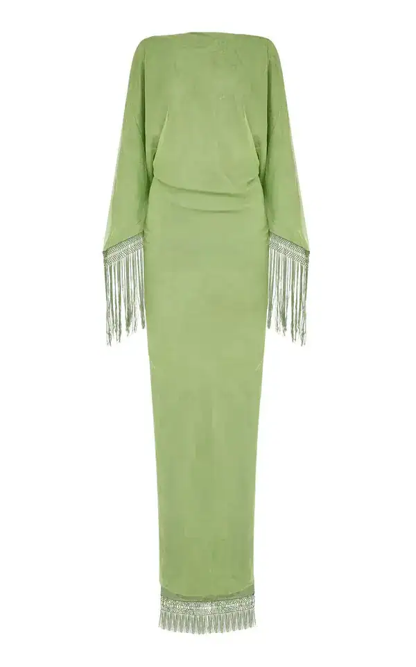 knee length dresses for ladies Taupe Ribbed Soft Knit Maxi Dress – The Teal Eagle Boutique main image 0